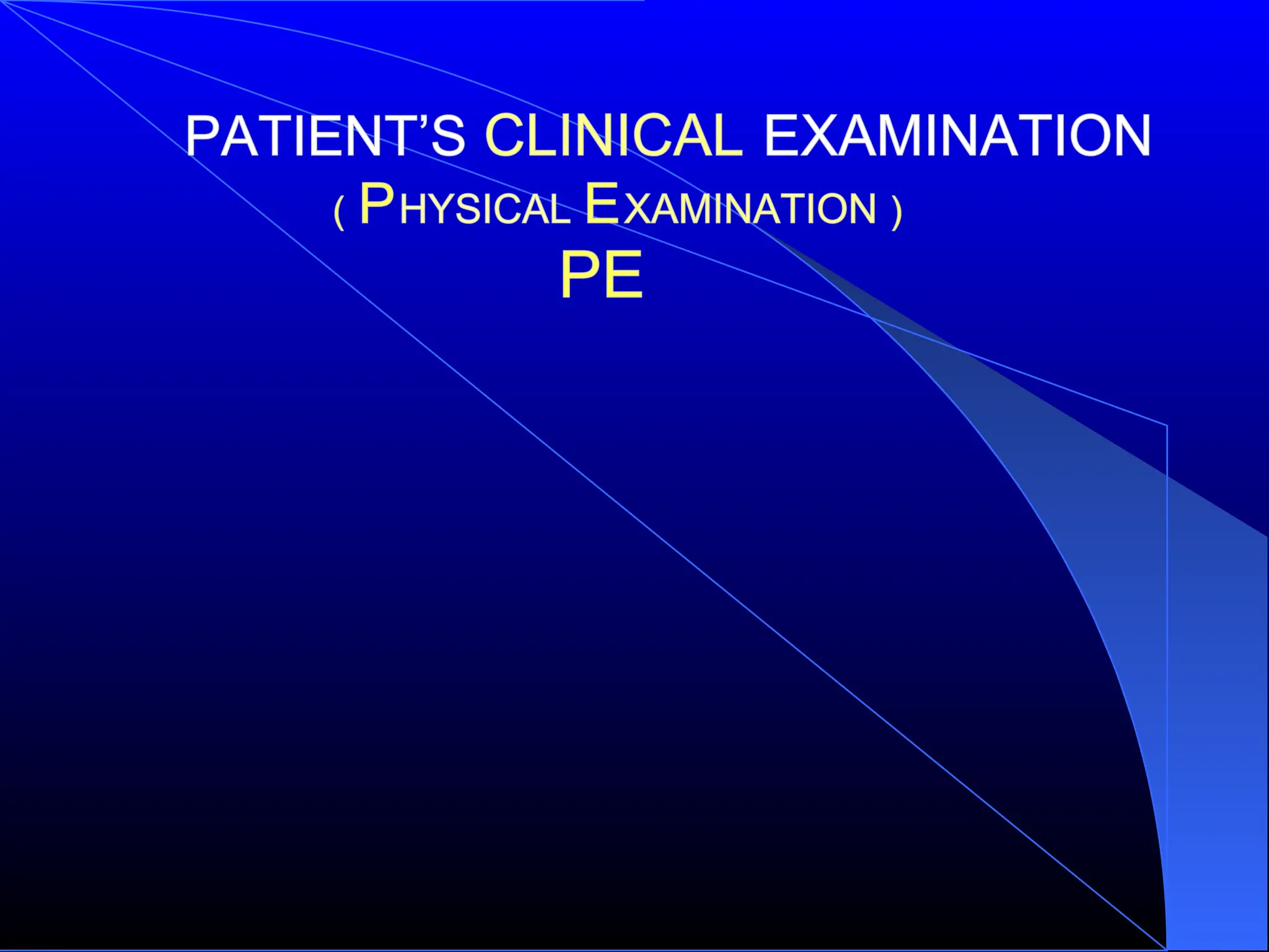 general surgery clinical and physical examination | PDF