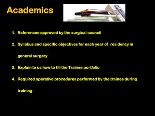 General surgery new training plan | PPTX