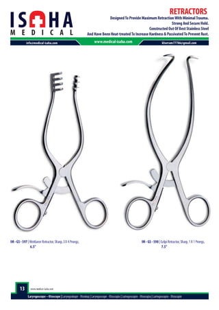 Surgical Instruments Catalog pdf - www.medical-isaha.com