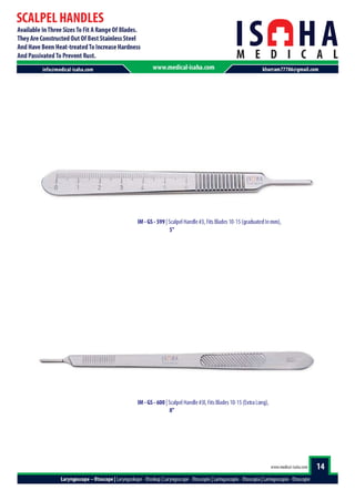 Surgical Instruments Catalog pdf - www.medical-isaha.com