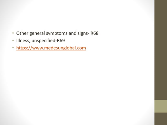 General symptoms and signs | PPTX | Infectious Diseases | Diseases and ...