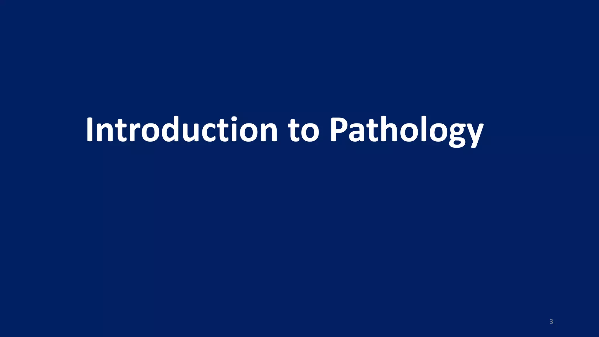 General and Systemic Pathology Concepts-A Global Overview | PDF