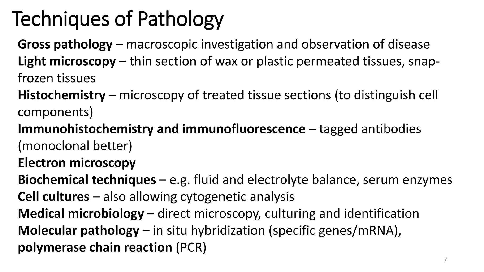 General and Systemic Pathology Concepts-A Global Overview | PDF
