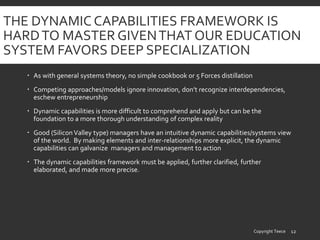 Dynamic Capabilities as (workable) Systems Theory | PPT