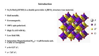 Perovskite material and its property for thin film | PPTX