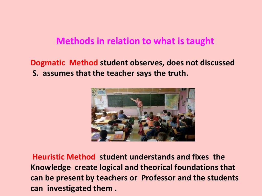 General teaching method