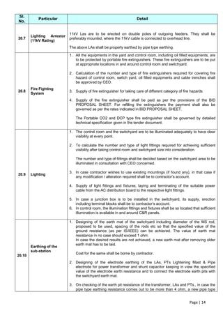 General technical specification for construction | PDF