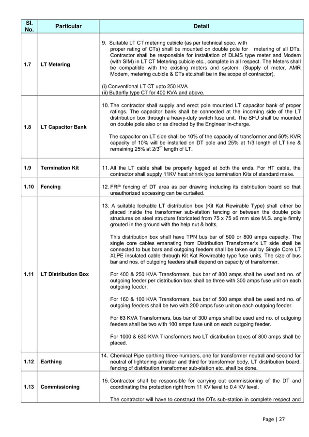 General technical specification for construction | PDF