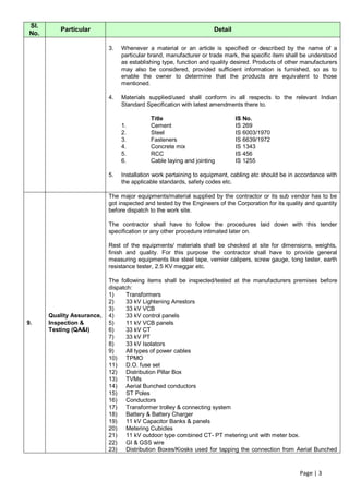 General technical specification for construction | PDF