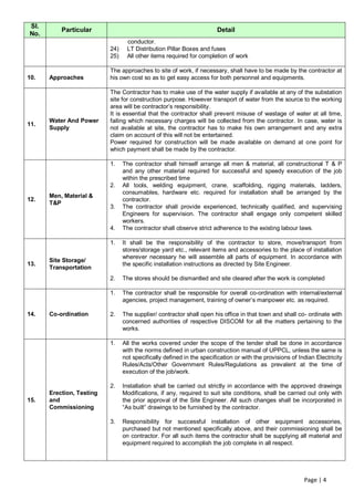 General technical specification for construction | PDF