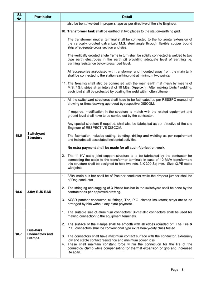 General technical specification for construction | PDF
