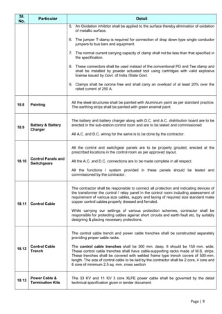 General technical specification for construction | PDF