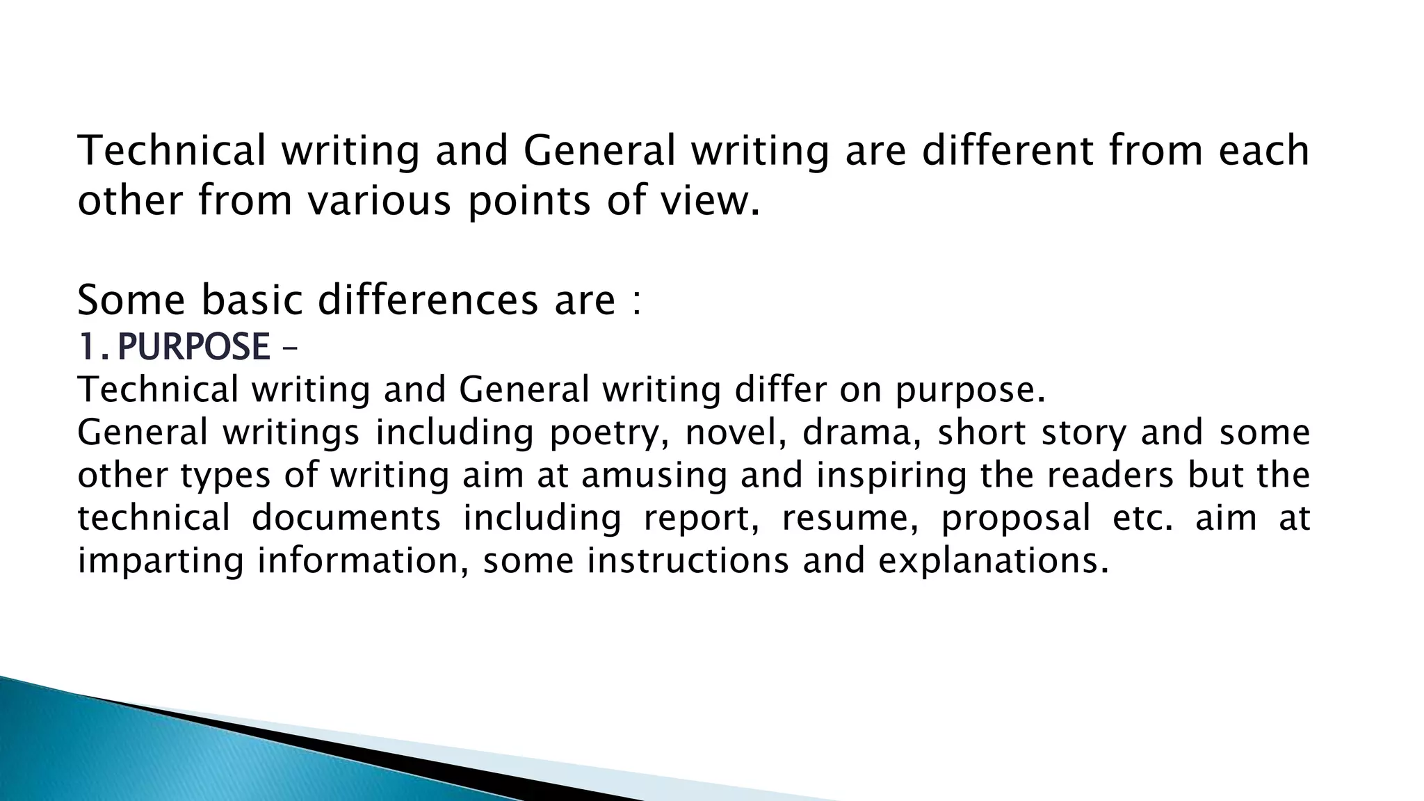 Difference between General communication and Technical Communication | PPTX