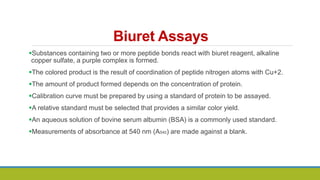 General techniques for identification and characterization of protein ...