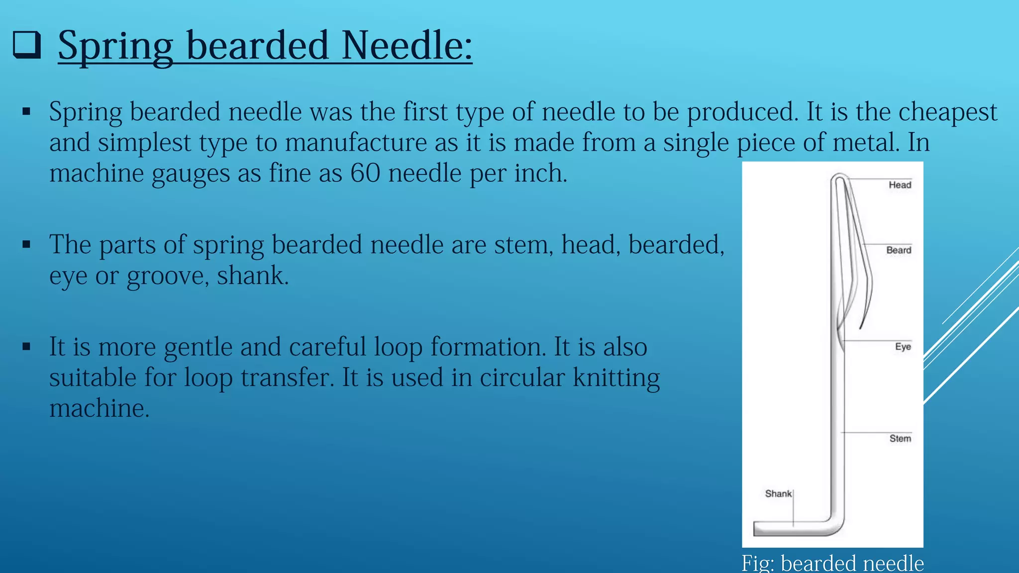 General terms and principles of knitting technology(loop, sinker and ...
