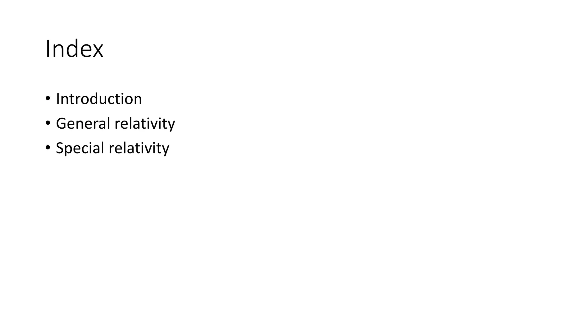 General theory of relativity | PPTX