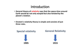 General theory of relativity | PPTX