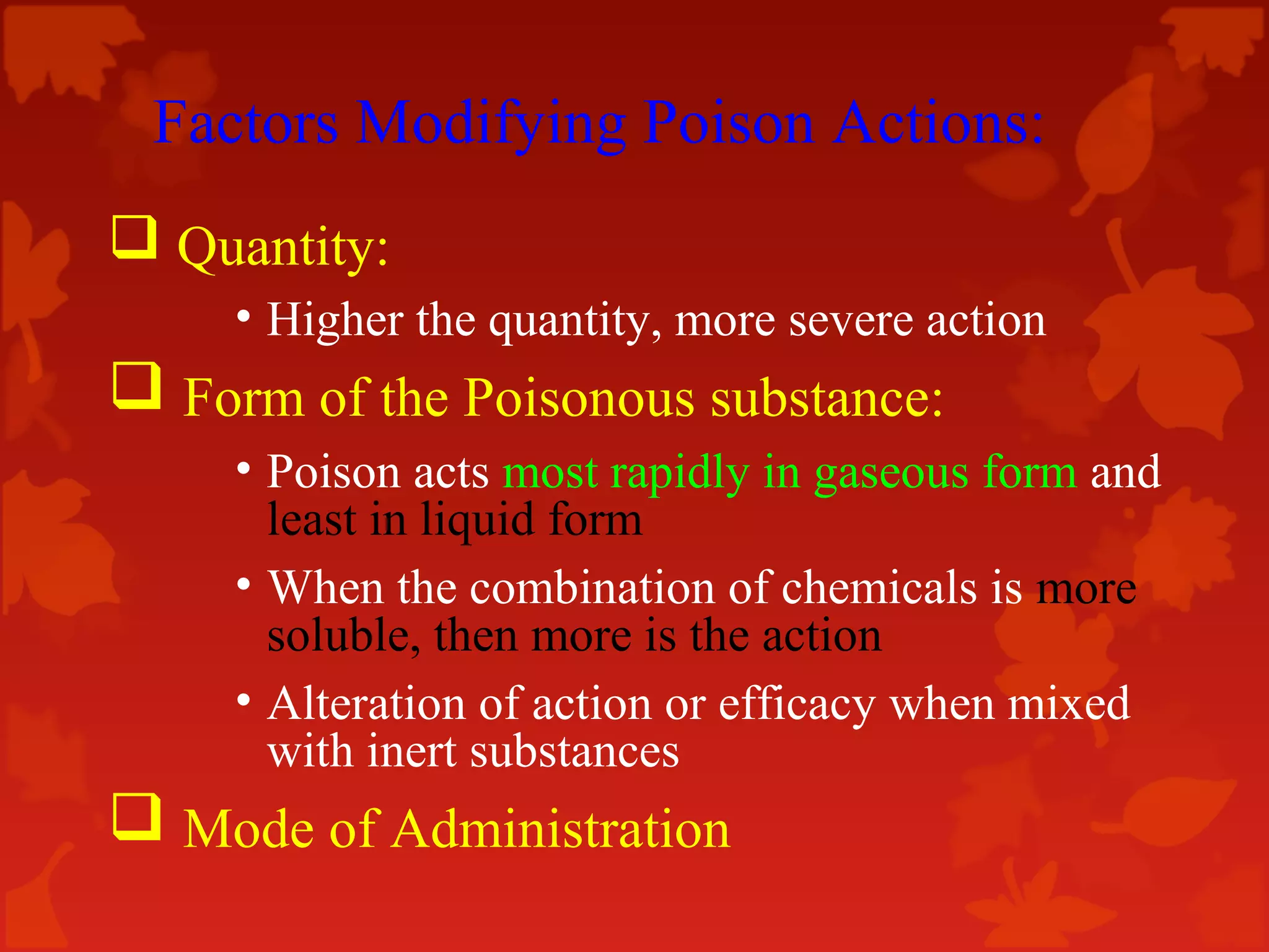 Introduction to General toxicology | PPT