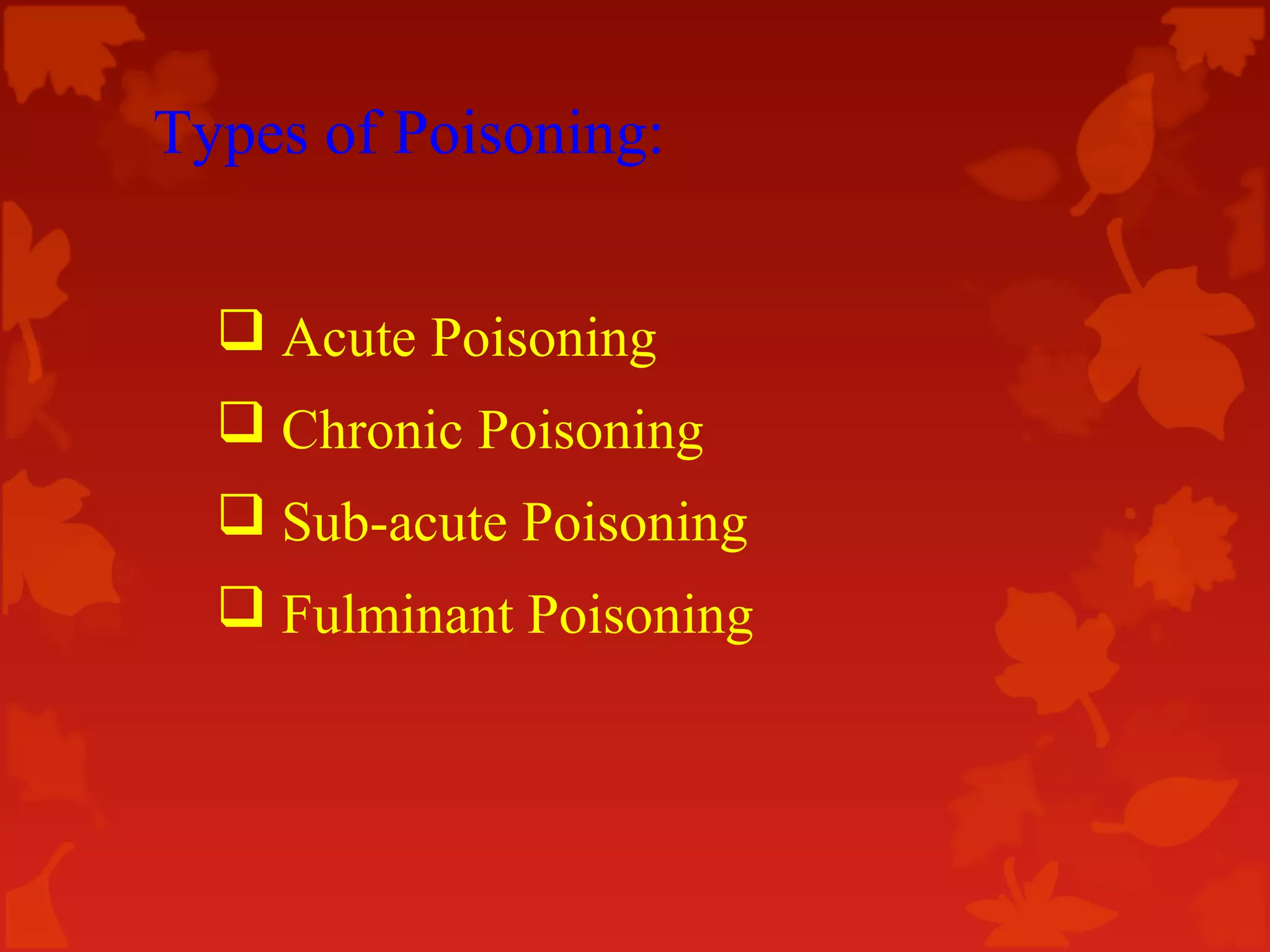 Introduction to General toxicology | PPT