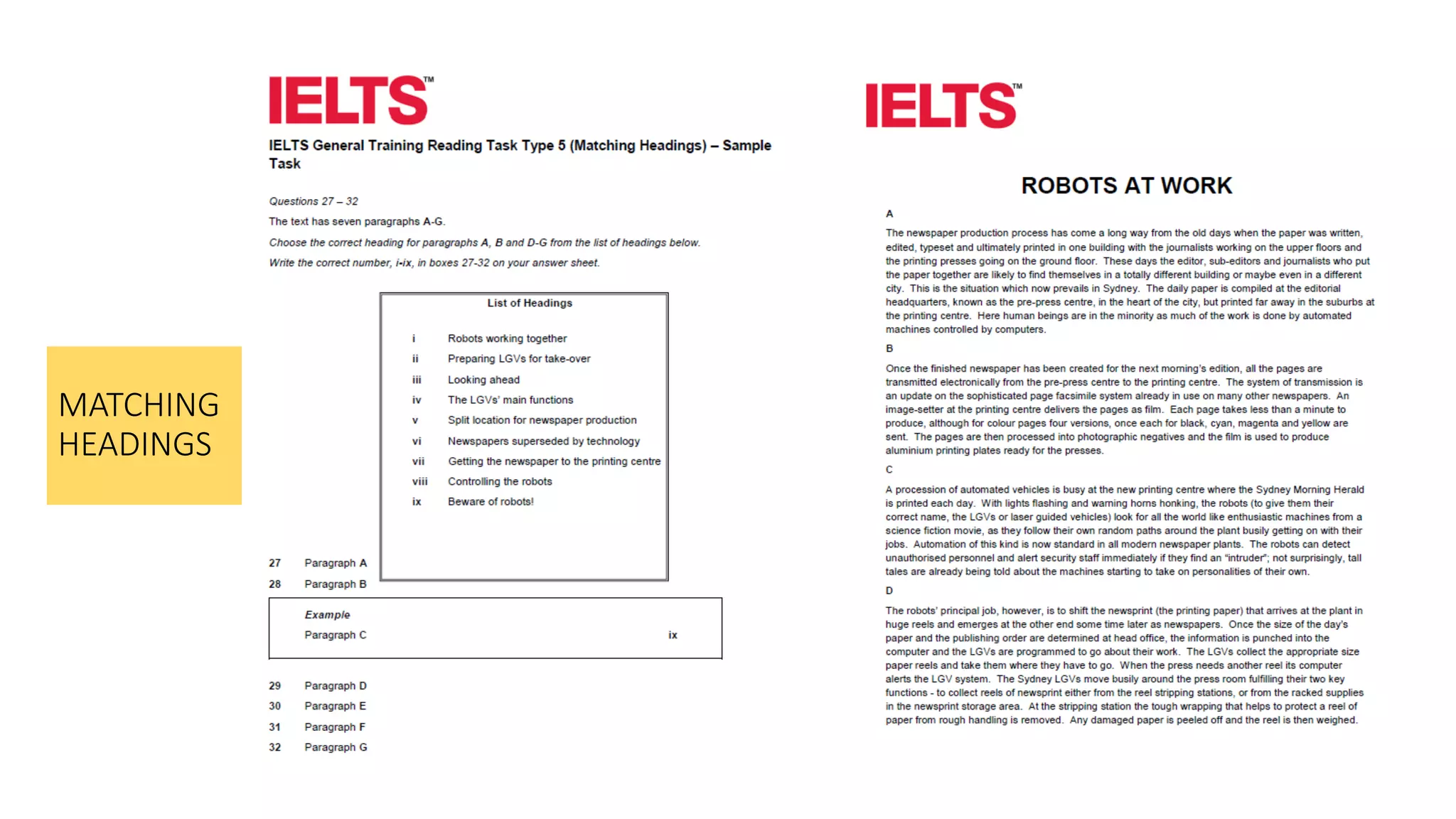 IELTS General training reading | PPTX