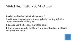 IELTS General training reading | PPTX