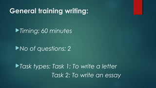 General training writing 7210 | PPT