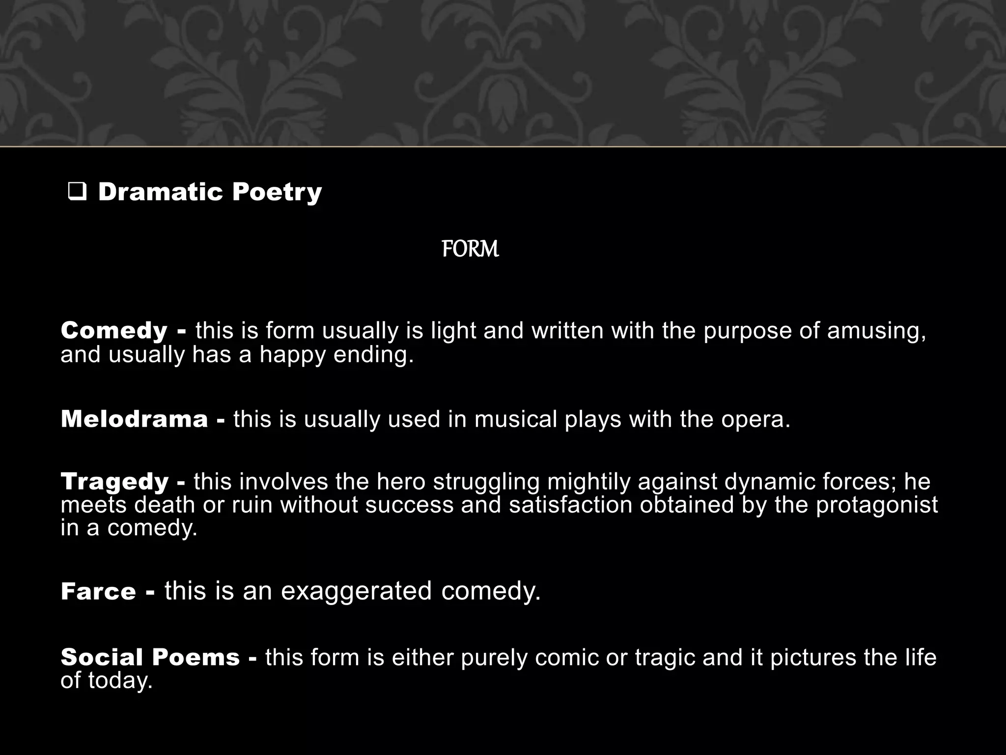 General types of literature | PPTX