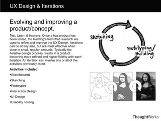General UX activities & process overview | PPT