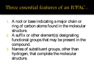 General view of organic chemistry and iupac | PPT