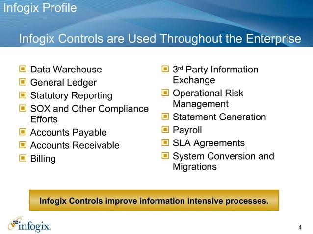 Infogix Automated Information Controls | PPT