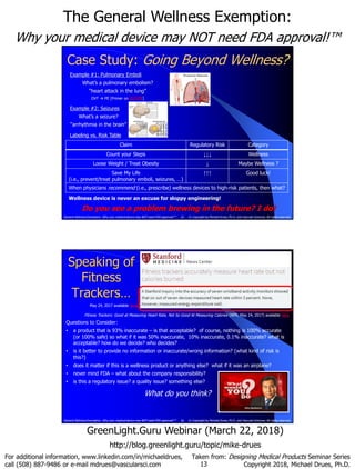 General Wellness Devices & Wearables: Regulatory Options you Need to ...