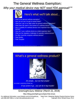 General Wellness Devices & Wearables: Regulatory Options you Need to ...