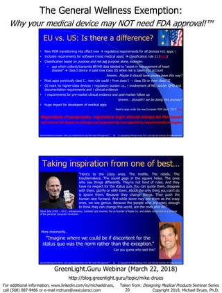 General Wellness Devices & Wearables: Regulatory Options you Need to ...