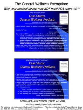 General Wellness Devices & Wearables: Regulatory Options you Need to ...