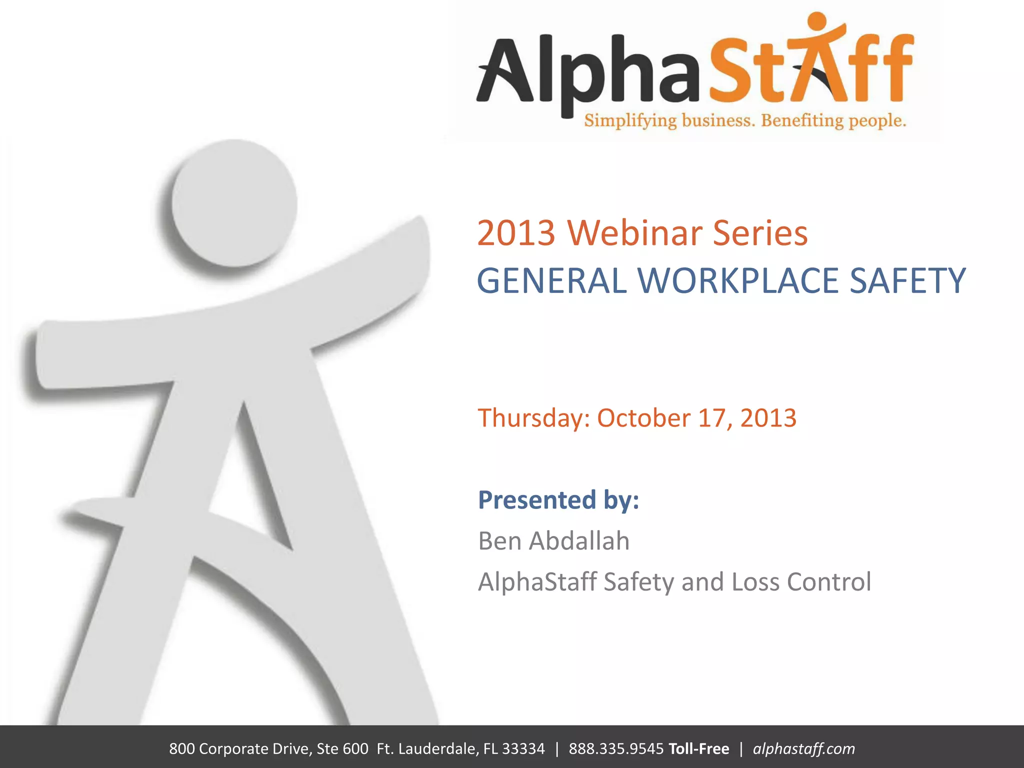 General Workplace Safety | PDF