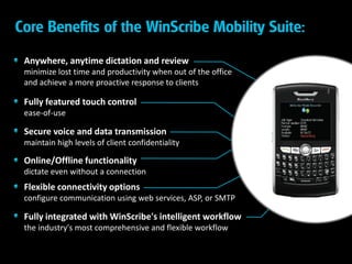 Go Beyond Digital Dictation with WinScribe | PDF