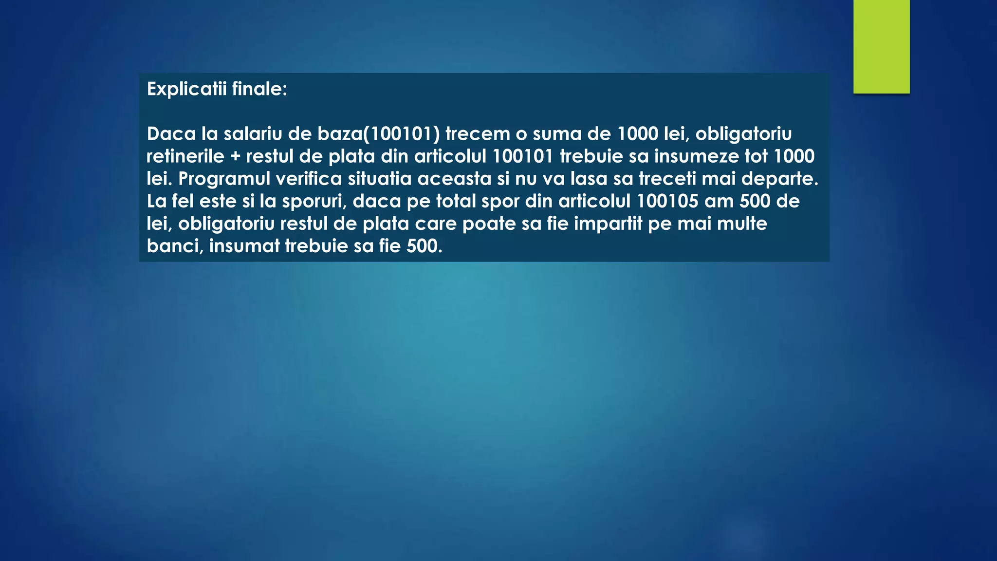 Generare alop si note contabile pentru salarii bugetari | PPTX