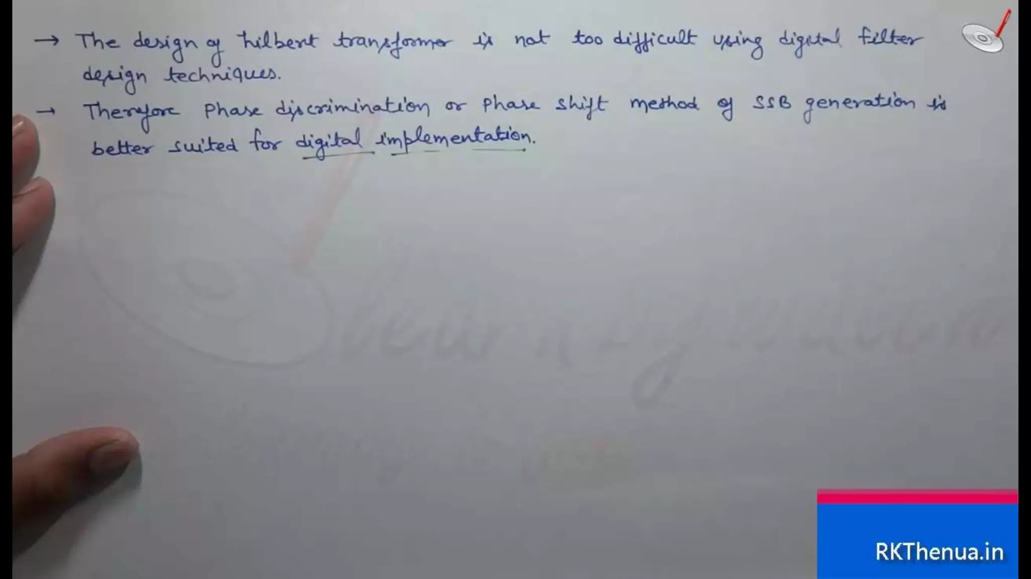 Generarion of ssb phase discrimination method | PPTX