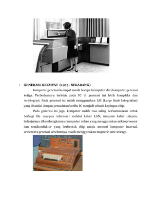 5 Generasi komputer | DOCX