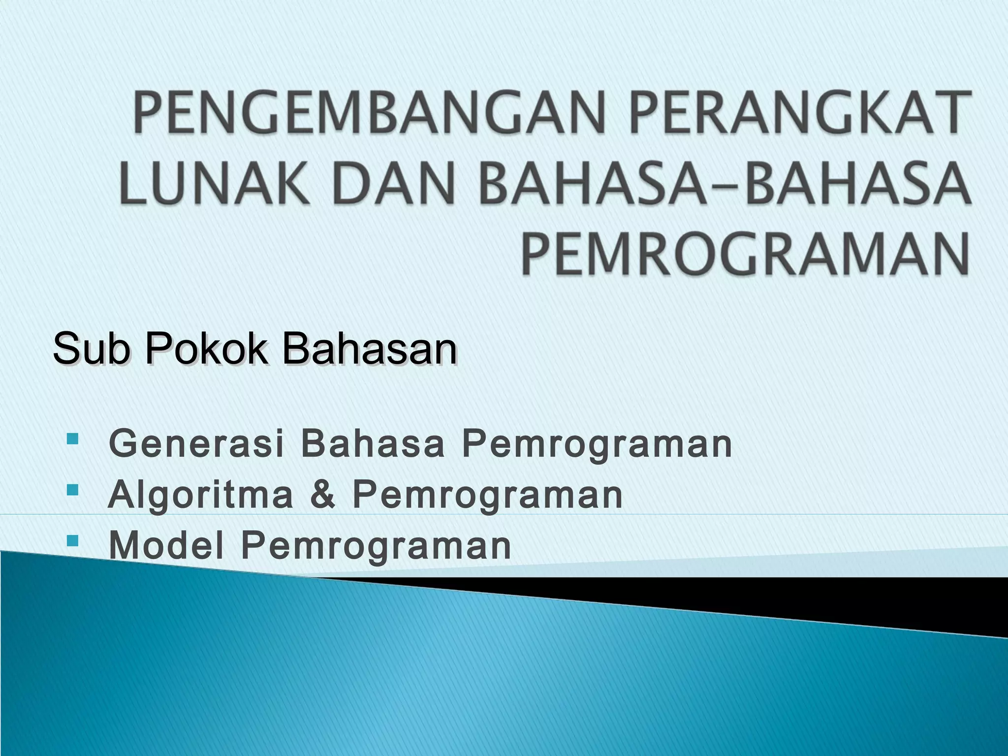 Generasi bhs pemrograman.ppt