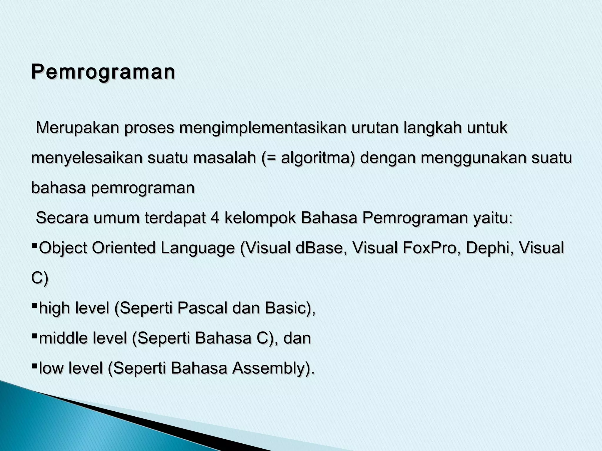 Generasi bhs pemrograman.ppt