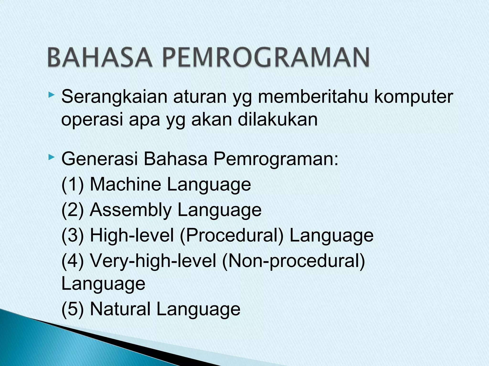 Generasi bhs pemrograman.ppt