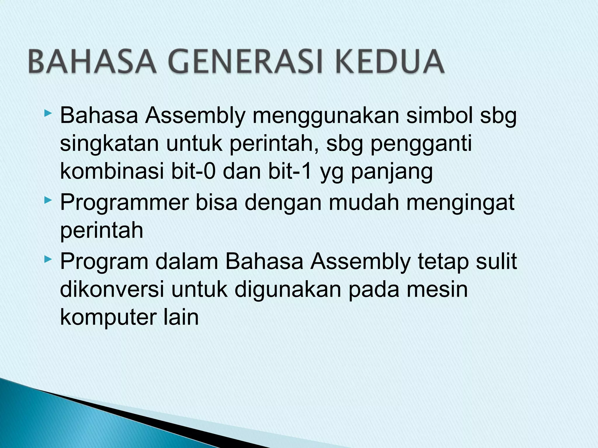 Generasi bhs pemrograman.ppt