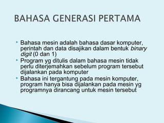 Generasi bhs pemrograman.ppt