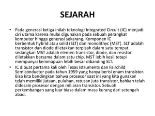 Generasi Komputer ke 3 | PPTX