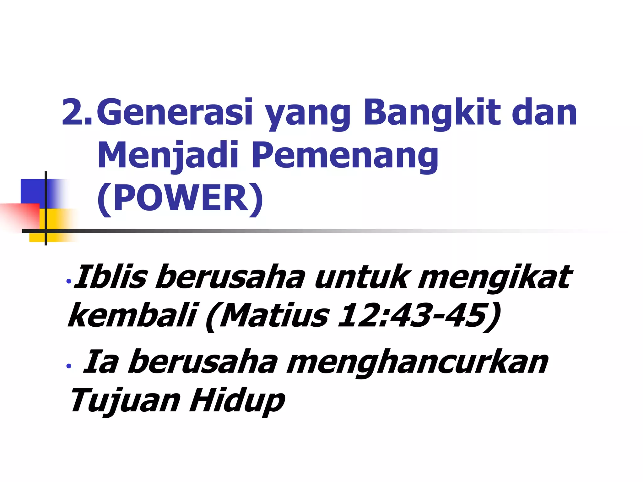 Generasi penerobos | PPTX