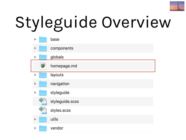 Generate a Living Style Guide from CSS - CSSDevConf 2016 | PPT