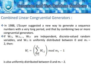 Generate and test random numbers | PPSX