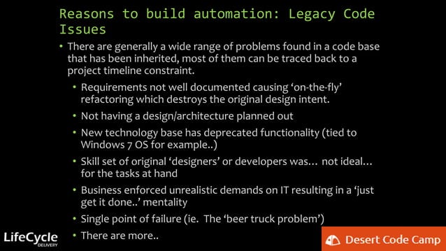 Desert Code Camp Presentation | PPT