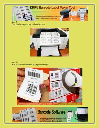Generate barcodes label list | PDF | Desktop Publishing | Computer Software and Applications